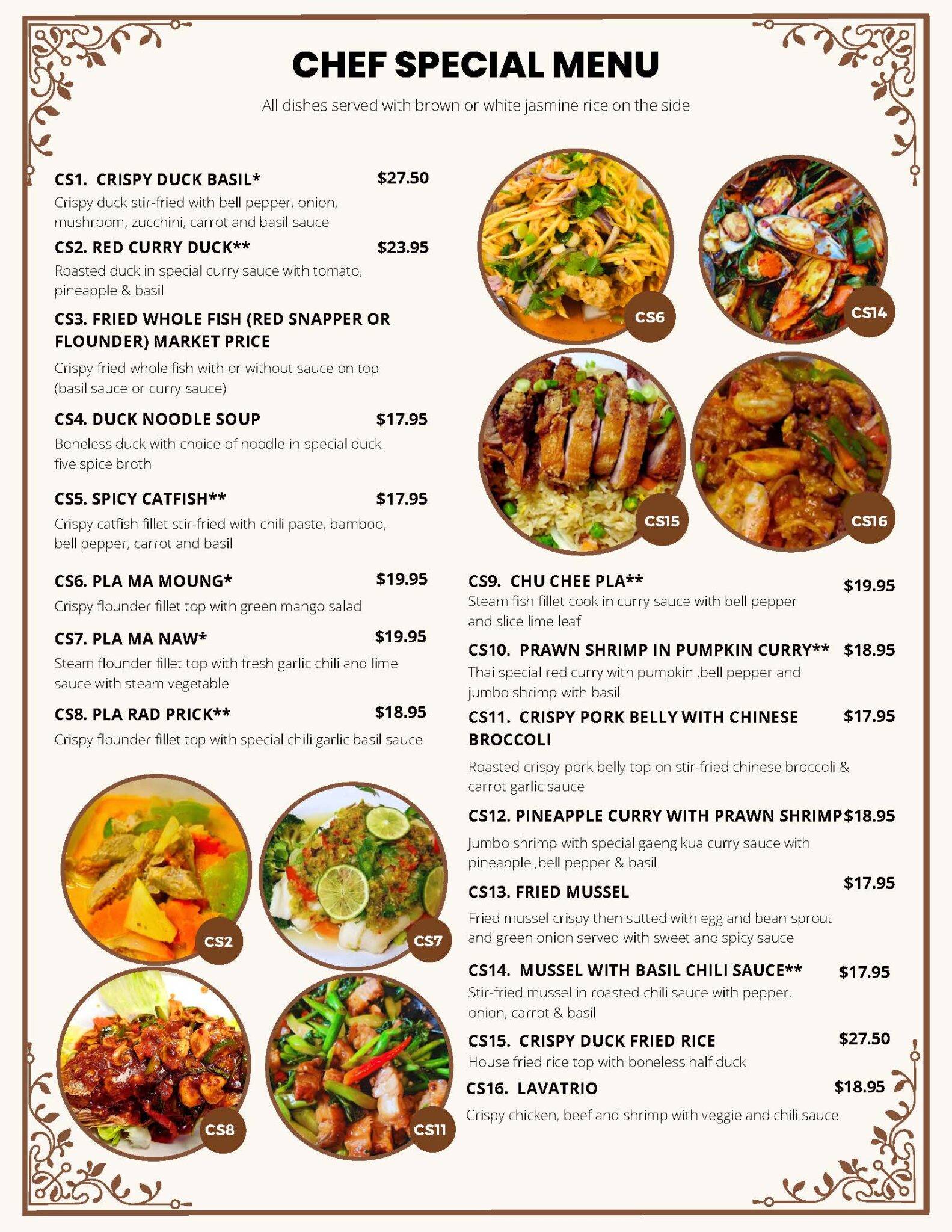 Menu – Kin Thai Zabb Rice & Noodle